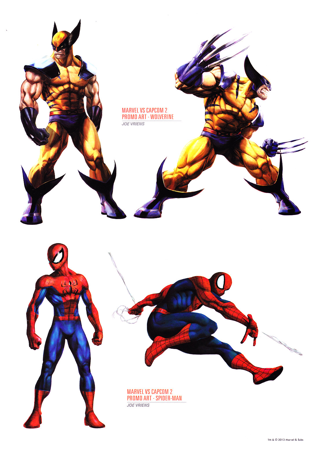 Comic-ImagesMarvel vs Capcom 2 Promo Art - Comic-Images